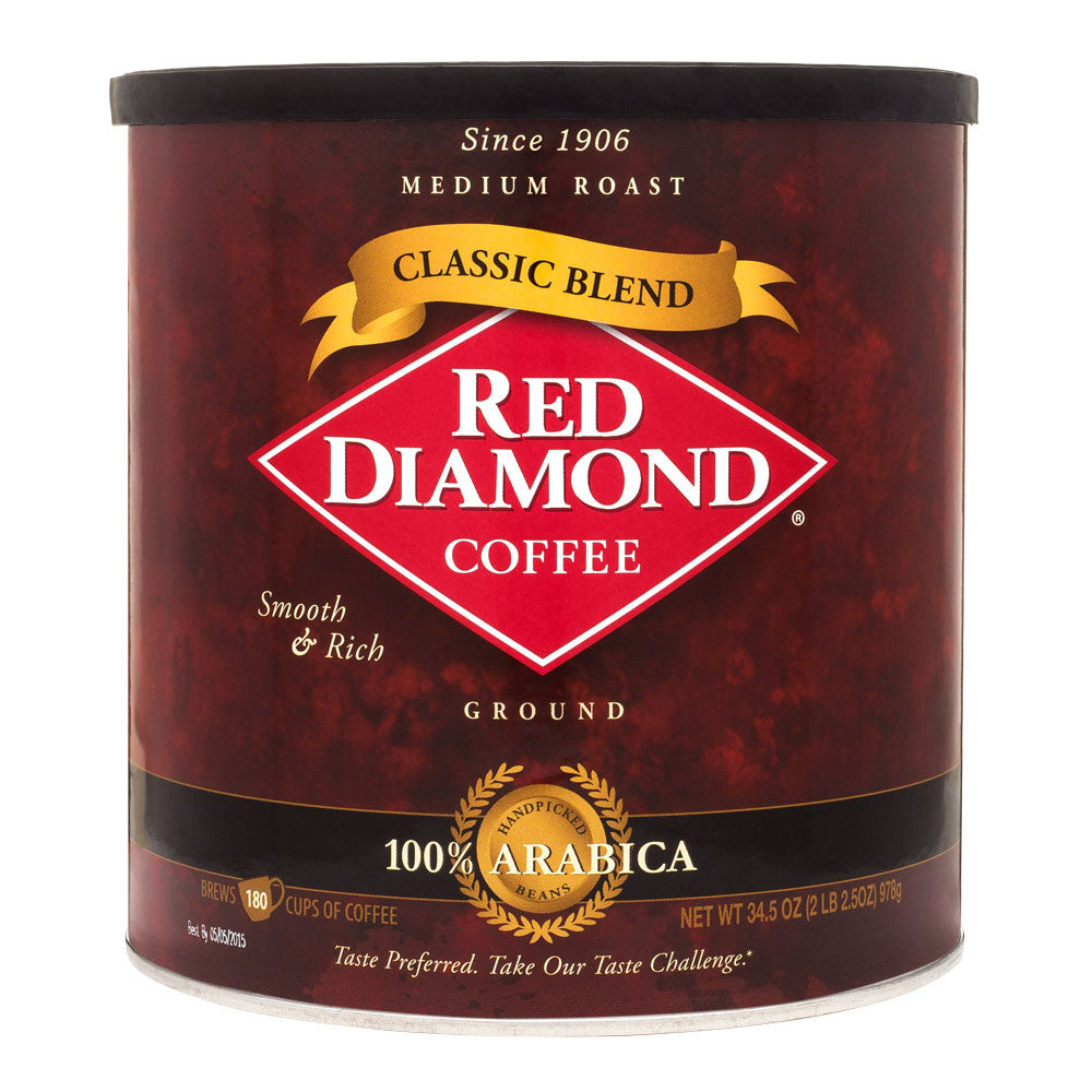 Red Diamond Classic Blend Ground Coffee 34.5 oz - Red Diamond